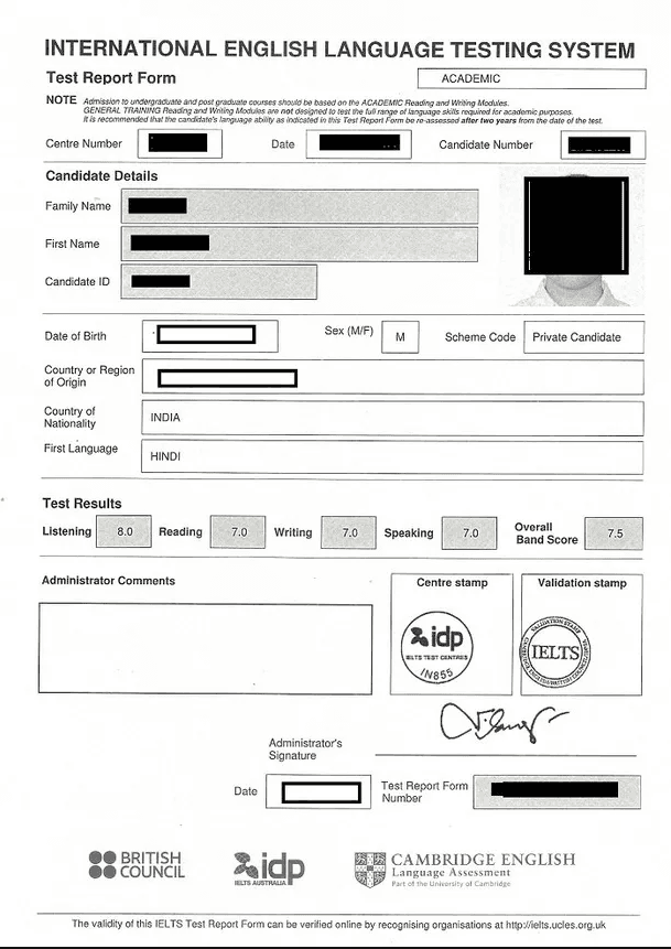Ielts Test Report Form Trf In Detail Ielts Results