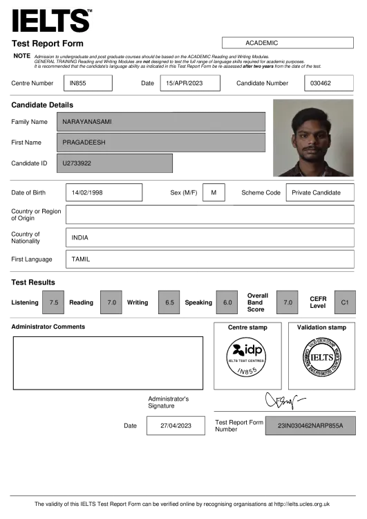 IELTS Test Report Form (TRF) In Detail IELTS Results, 47% OFF