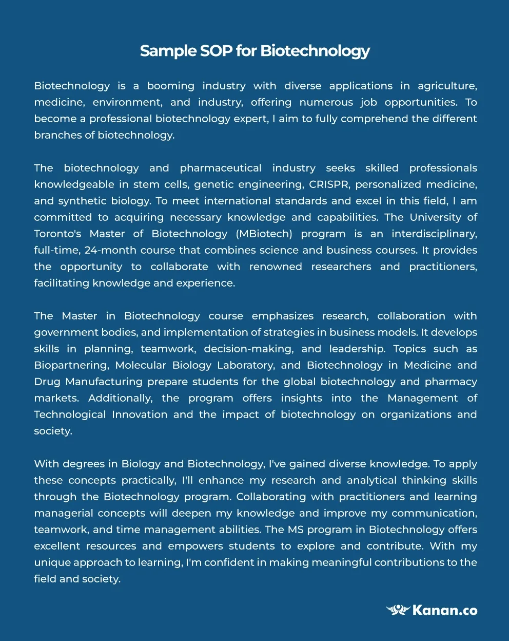 SOP Format I Statement of Purpose Format - Samples, Tips and PDF