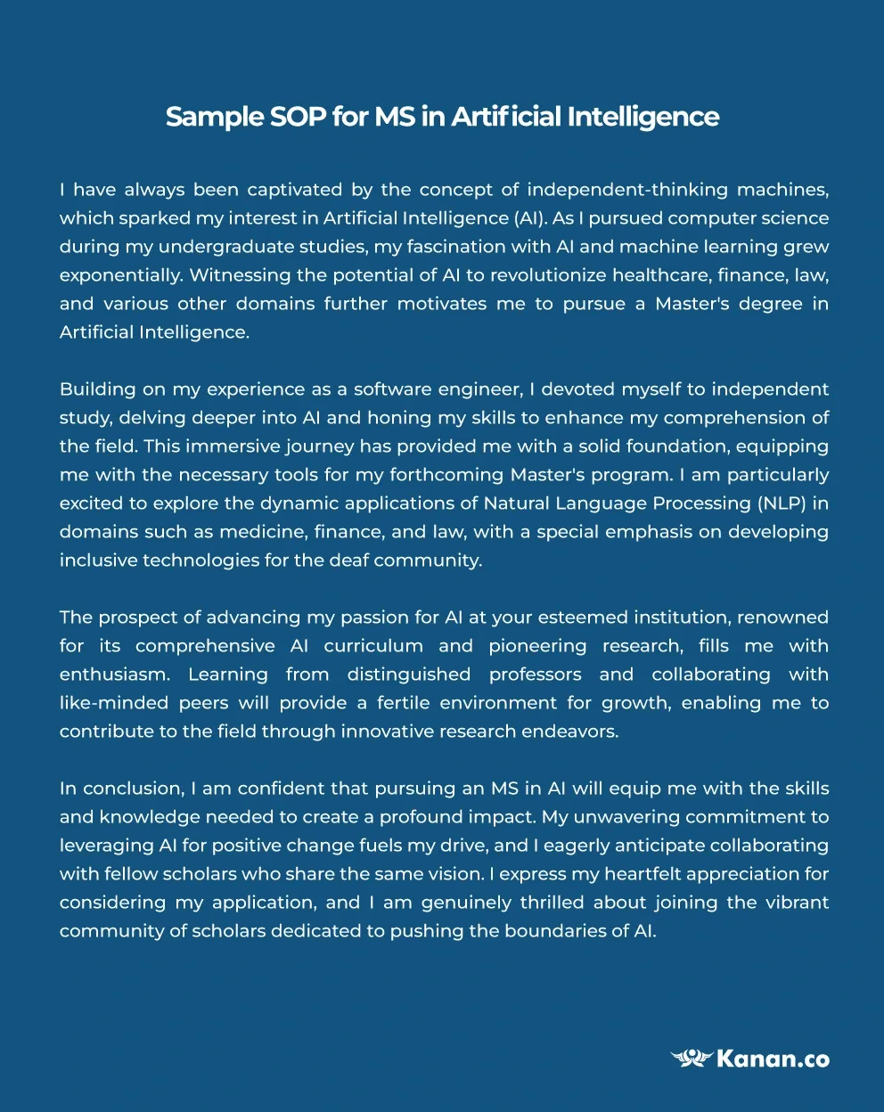 SOP Format I Statement of Purpose Format - Samples, Tips and PDF